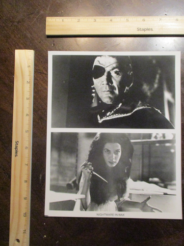 PRESS PROMO PHOTO 1969 MOVIE NIGHTMARE IN WAX CAMERON MITCHELL ANNE ...