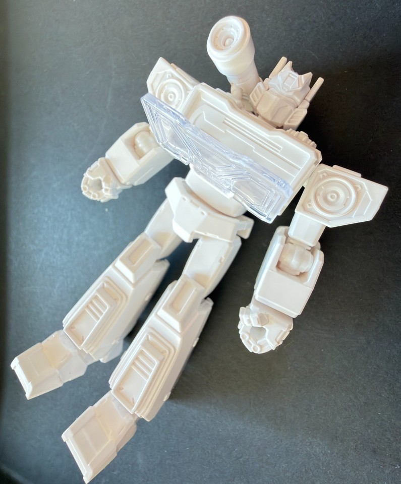 Blokees Transformers Galaxy soundwave white prototype 4.33in Rare Model ...