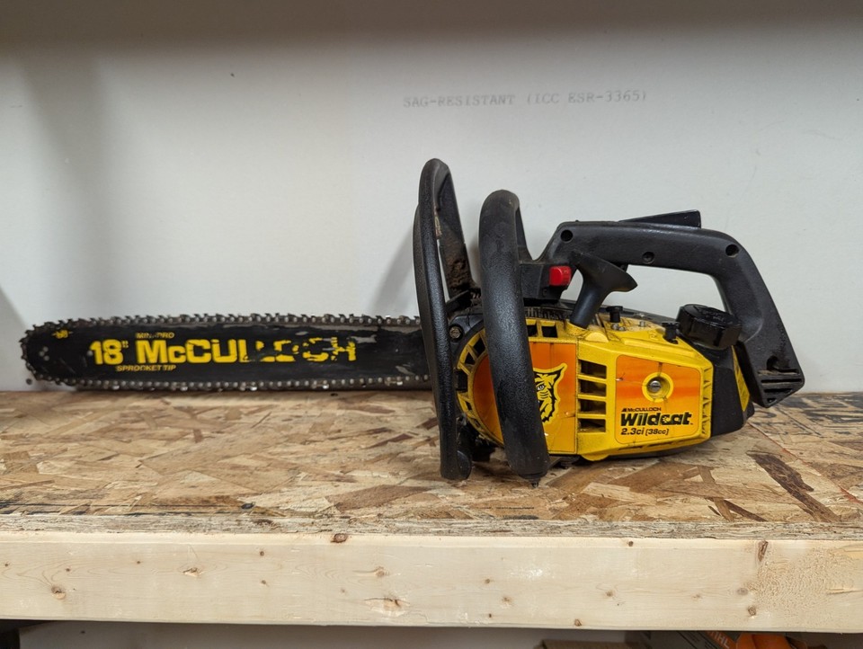 Mcculloch Wildcat 2.3 18” Bar MacCat WITH CASE --NOT WORKING-- | eBay