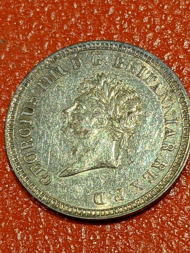 1822 GEORGE IV MAUNDY SET Silver 4d,3d,2d,1d Coins high grade with ...