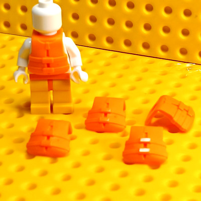 LEGO Friends Minifigure Life Vest LOT OF 5 Preserver Water Boat Safety ...