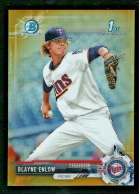 Blayne Enlow 2017 Bowman Chrome Draft RC Rookie Gold Refractor # BDC63 ...