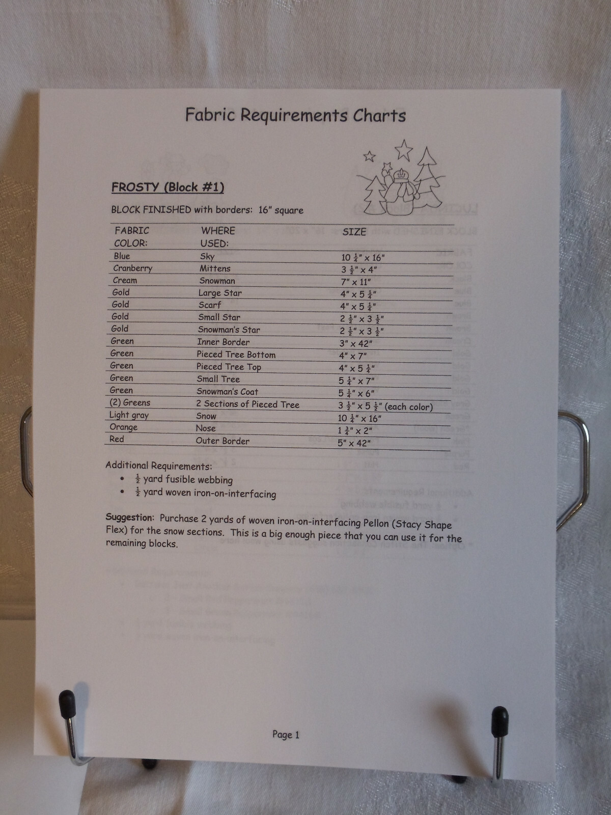 The Stitch Connection Complete BOM Quilt Pattern Set ~ Joys of Winter ...