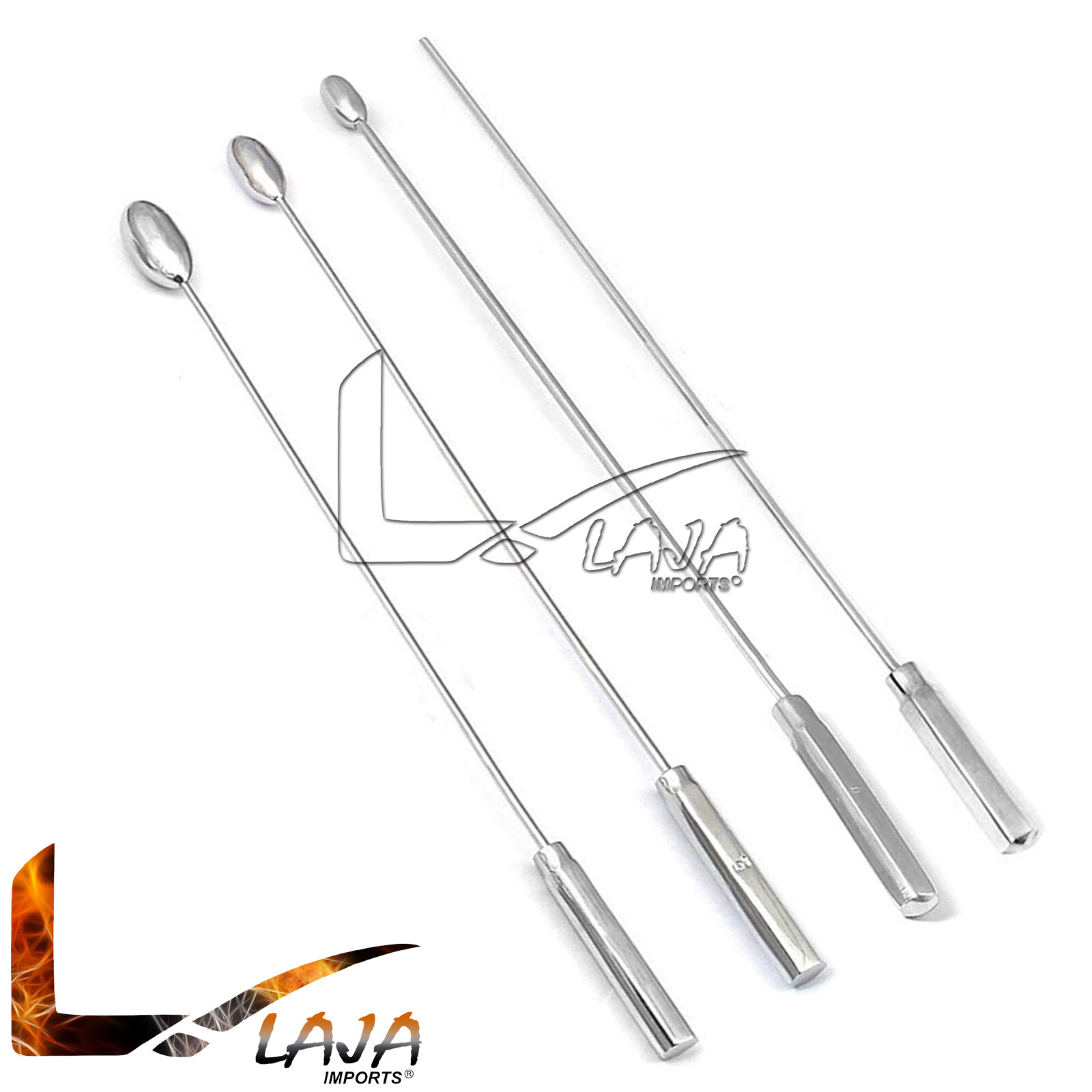 Bakes Rosebud Dilators Sounds 2mm, 8mm, 10mm, 12mm Medical Instruments ...