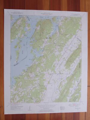 Ten Mile Tennessee 1954 Original Vintage USGS Topo Map | eBay