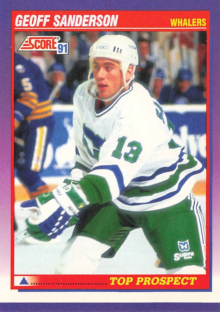 1991-92 Score American - #324 Geoff Sanderson (RC) for sale online | eBay