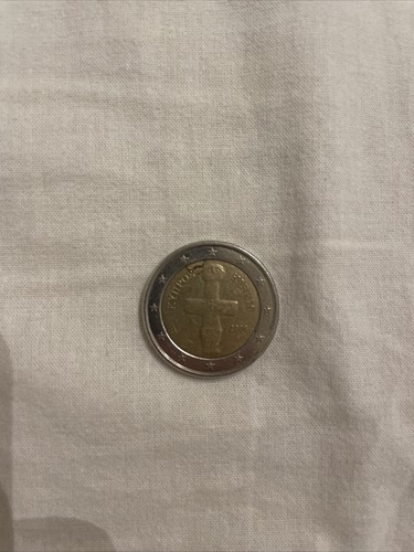 2 euro coin 2008 Kibris - rare misprint from the middle RR | eBay