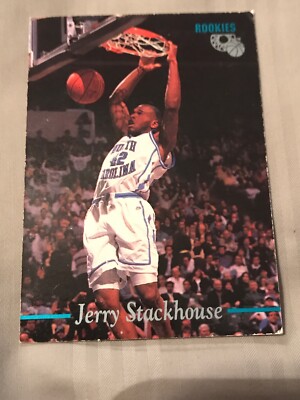 1995 Classic #3 Jerry Stackhouse North Carolina Tar Heels Rookie | eBay