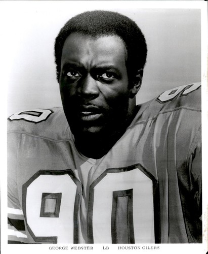 PF45 1971 Orig Photo GEORGE WEBSTER HOUSTON OILERS LB NFL + AFL ...