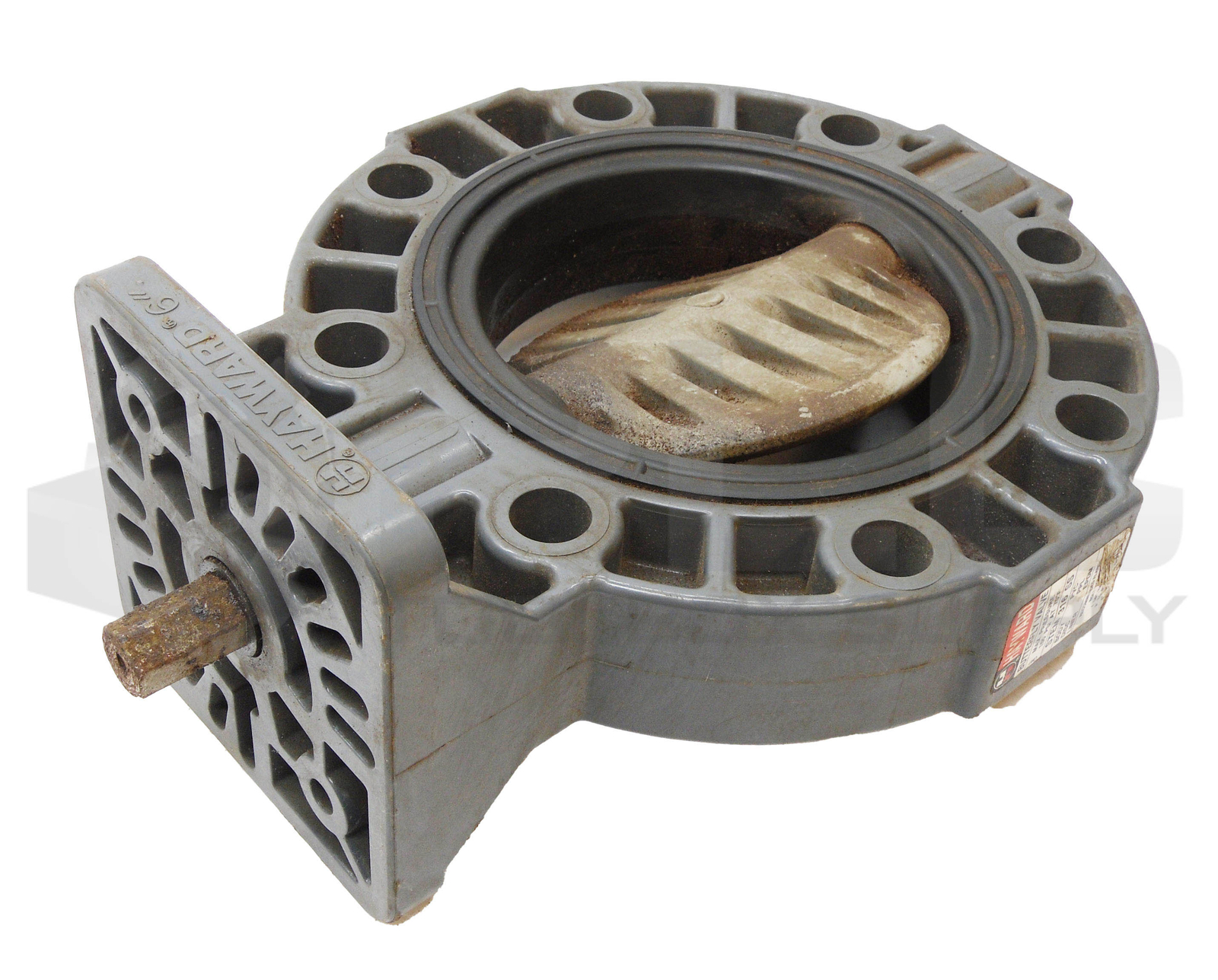 HAYWARD 6" BUTTERFLY VALVE 150PSI 70DEG F 316SS *READ* | eBay