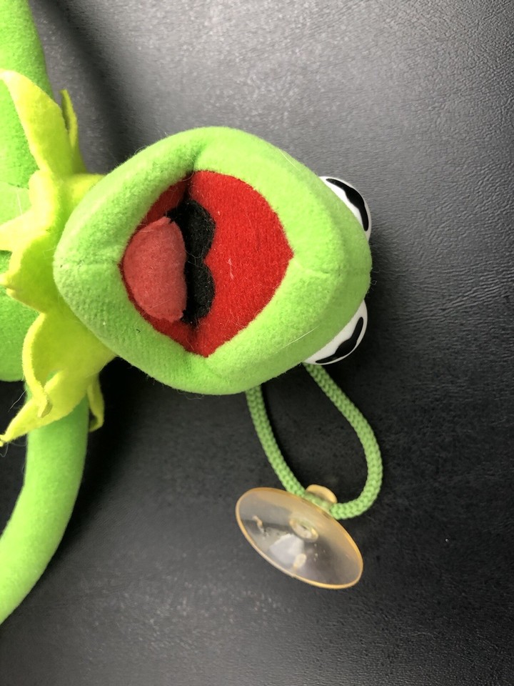 Vintage Kermit The Frog Window Cling Slinky Spring Plush 1999 Jim ...