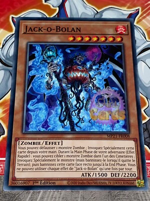 Carte YU GI OH JACK-O-BOLAN MP21-FR008 x 3 | eBay
