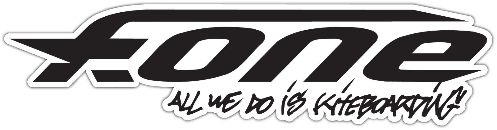 F-One Fone Kiteboarding Kite Kiteboard Car Bumper Window Sticker Decal ...