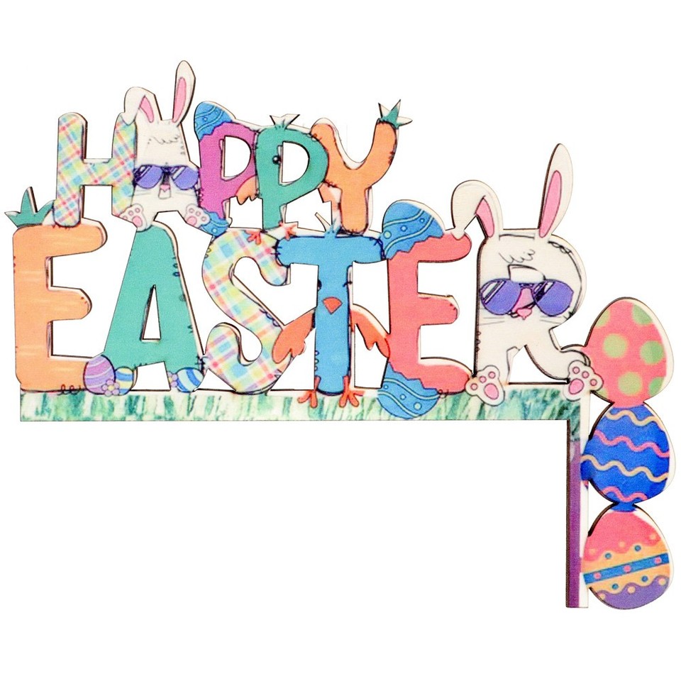 Happy Easter Door Corner Decor Home Wall Decor Door Frame Corner ...