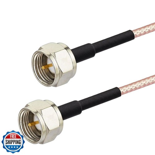 Superbat F-Type Cable, 75 Ohm 3ft TV Coax Cable for TV Modem Tuner High ...
