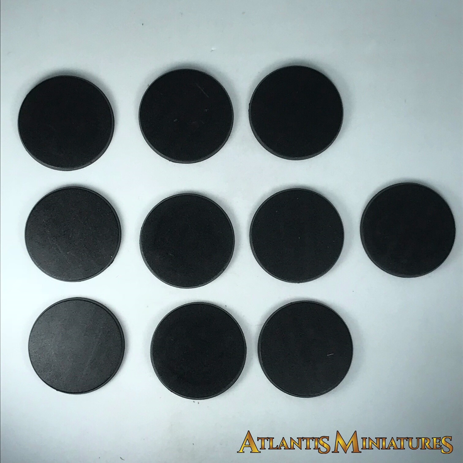 50mm Round Slotted Bases - New - Ideal for Warhammer 40K / LOTR / Age ...