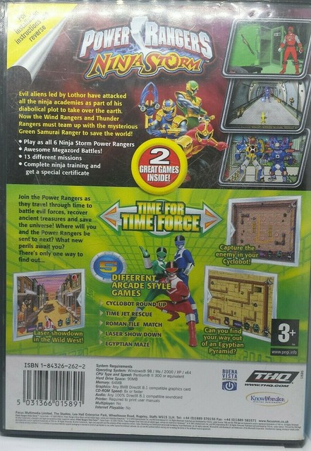 Power Rangers: Time Force (PC: Windows, 2005) for sale online | eBay