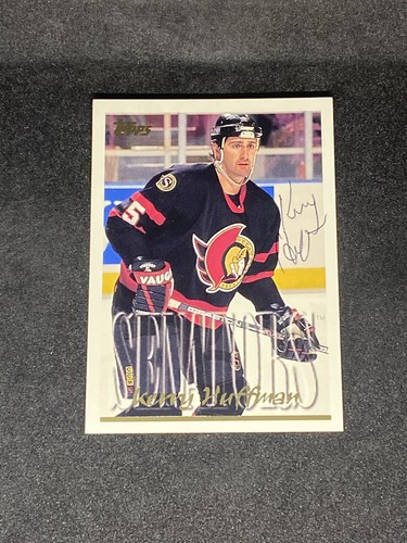 Kerry Huffman 1995-96 Topps #131 Ottawa Senators Signed Auto ...