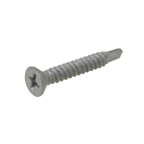Pack Size 100 Galvanised Countersunk Rib Phillips 8g x 30mm Self ...