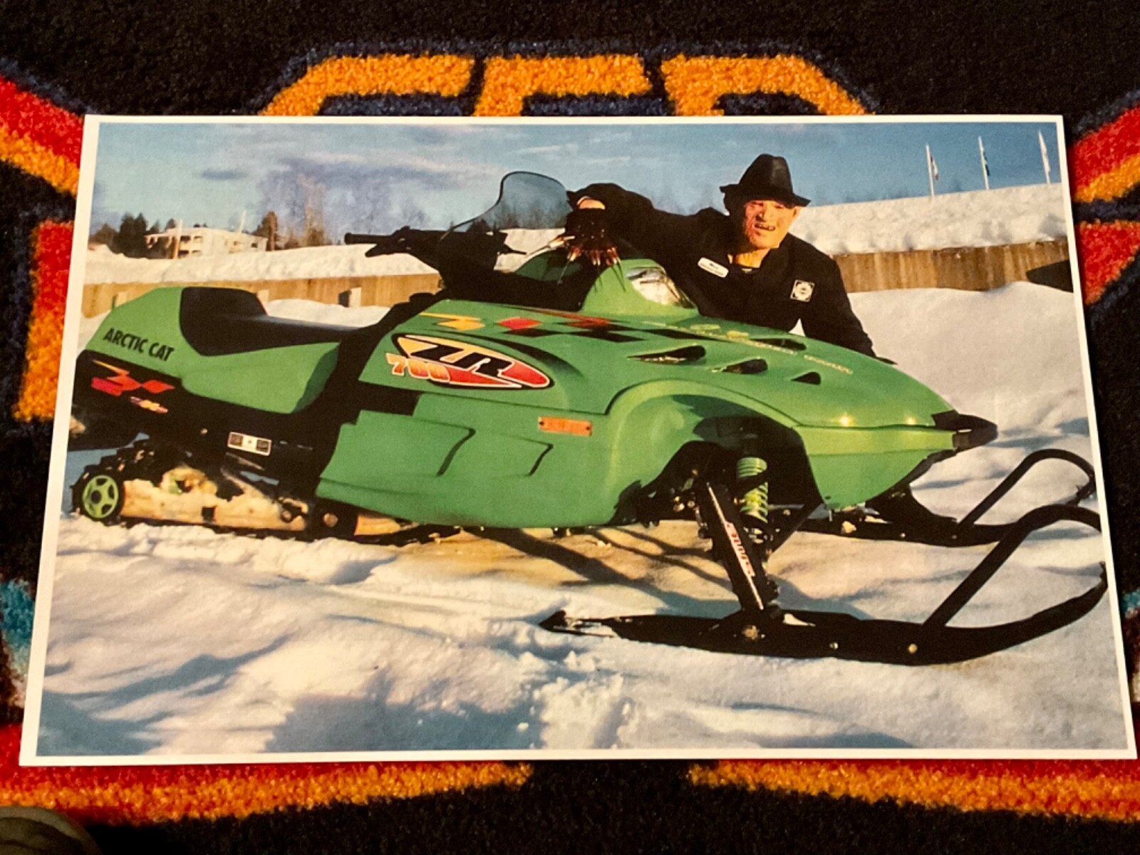 🏁 ‘99 ARCTIC CAT ZR700 Snowmobile Poster semi vintage sled ZR (FREDDY ...