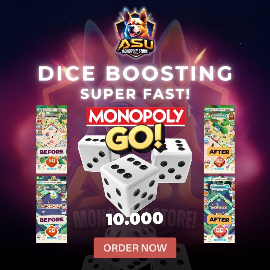 HOT PRODUCT 🔥10K DICE BOOSTING | DICE BOOST Monopoly Go Dice | Quick ...