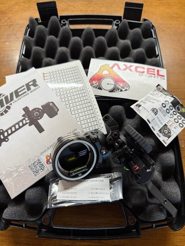 NEW 2025 Axcel DRIVER 3 Pin Slider Bow Sight Bridge-Lock Mathews Lift X ...