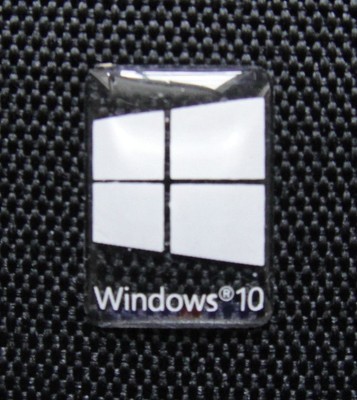 Compatible Win10 Sticker Logo Decal for laptop desktop PC- 3D ...
