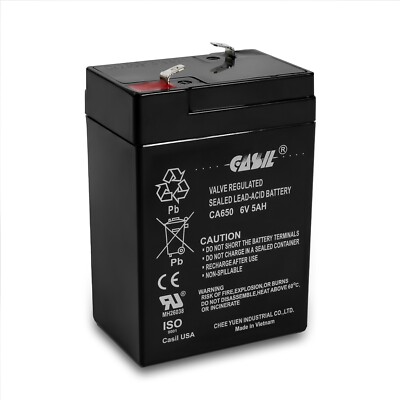 6v 5AH battery for Panasonic LC-R064R5P, LC-R064R2P | eBay