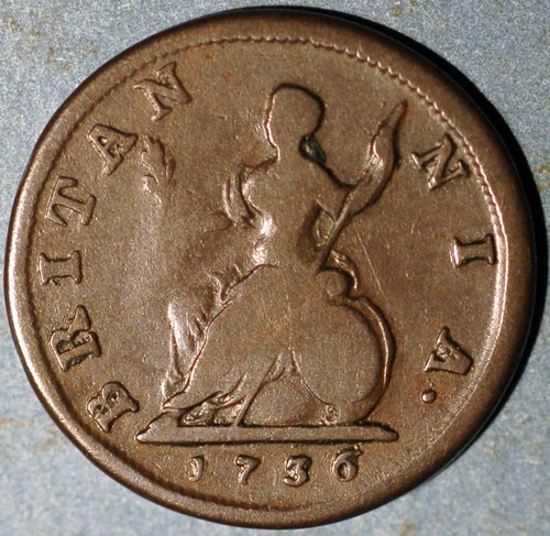 1736 Great Britain Farthing George II KM# 572 | eBay
