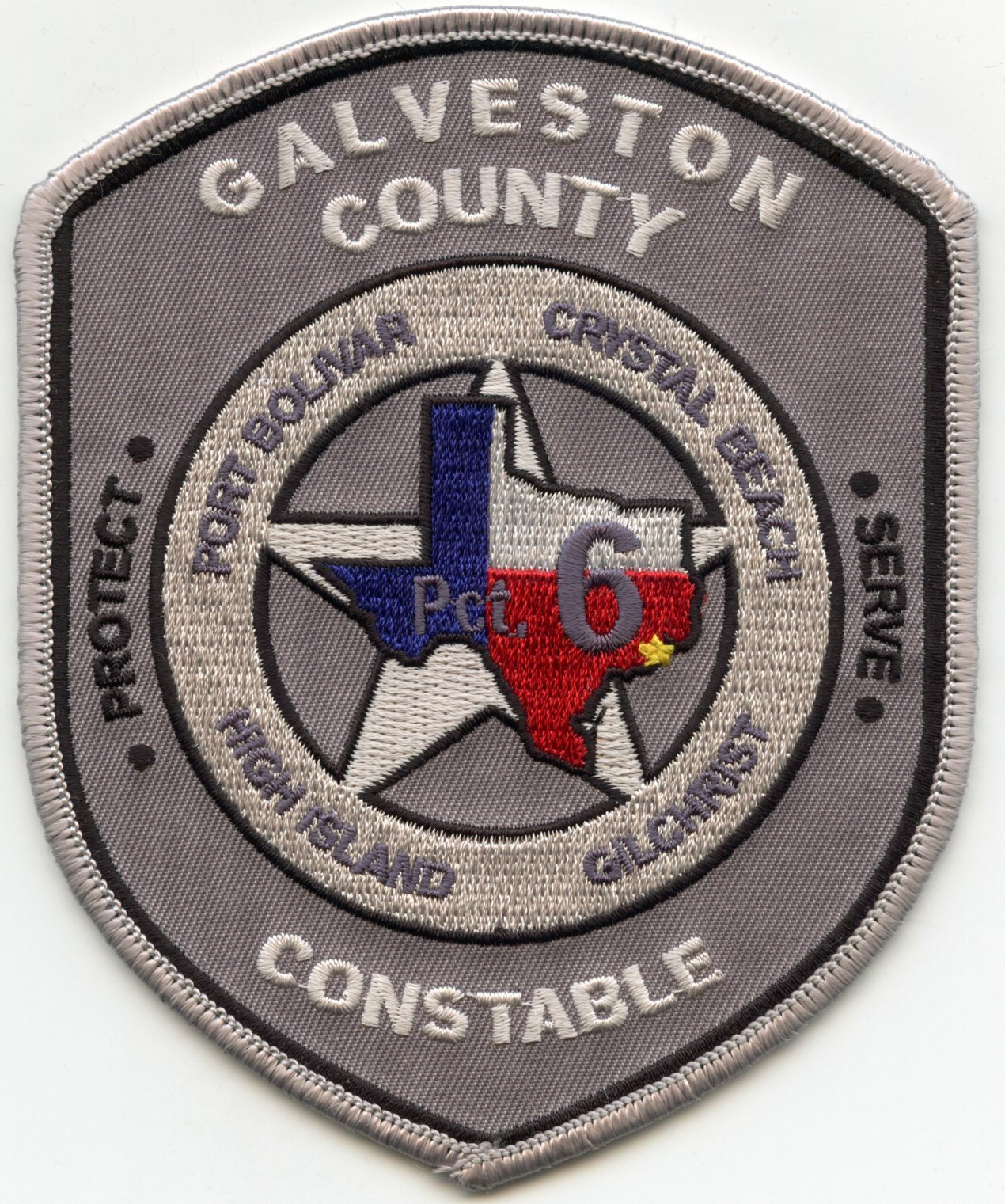 GALVESTON COUNTY TEXAS TX Precinct 6 CONSTABLE police PATCH | eBay