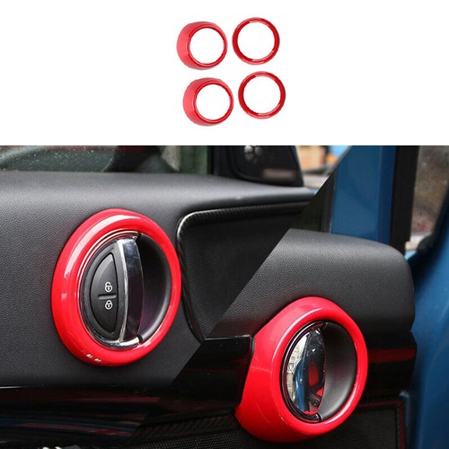 For Mini Cooper Countryman F60 2017-2023 ABS Red Interior Door Handle ...