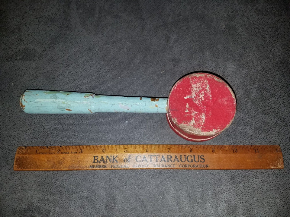 Antique Wooden Snowman Hand Held Rattle | eBay