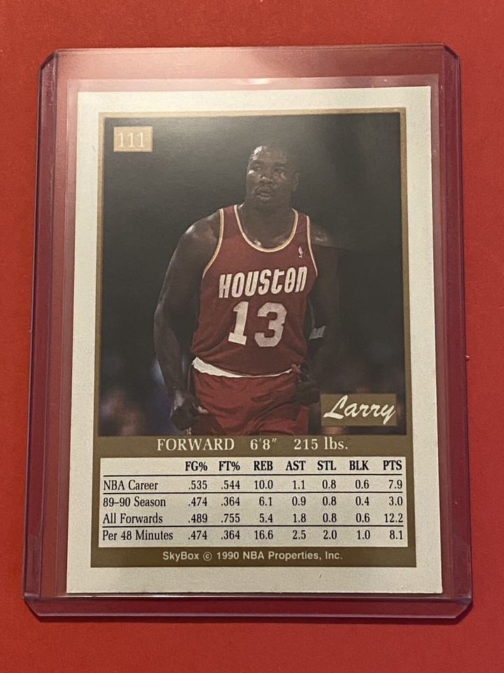 1990-91 SkyBox #111 Larry Smith Houston Rockets | eBay