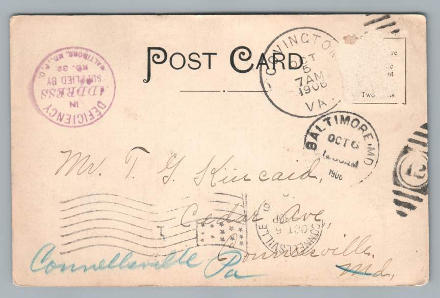 Pulp & Paper Mill COVINGTON Virginia UDB Rare Antique Postcard 1906 | eBay