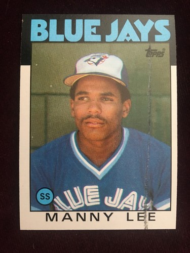 1986 Topps #23 Blue Jays Manny Lee Baseball Card | eBay