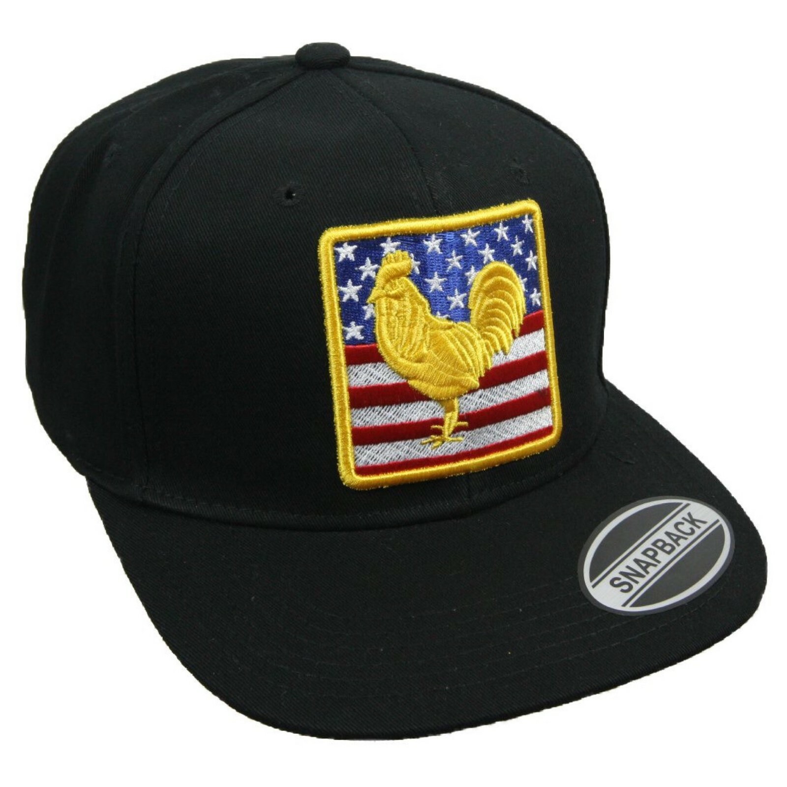ROOSTER Baseball Cap US Flag Sun Hat Visor Cotton Snapback COCK Outdoor ...