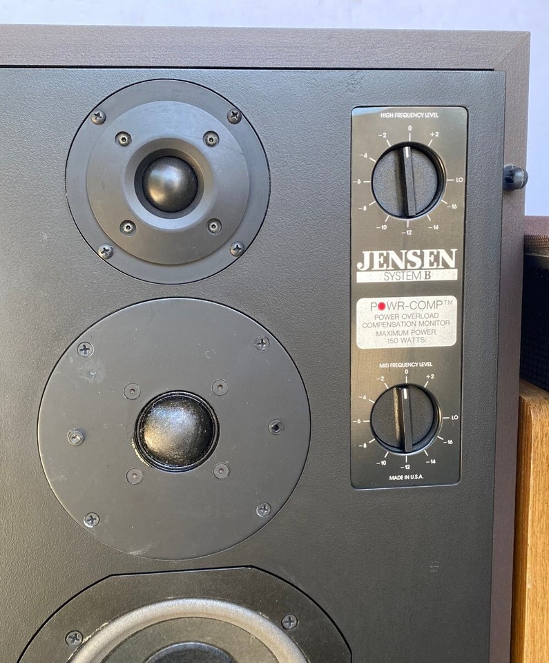 Jensen System B Audiophile Speakers ! SUPER RARE! Working Pair But Need ...