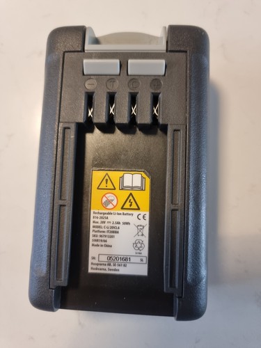 GENUINE FLYMO C-Li 20V 2.6Ah 50Wh LITHIUM BATTERY FOR LAWNMOWER FAULTY ...