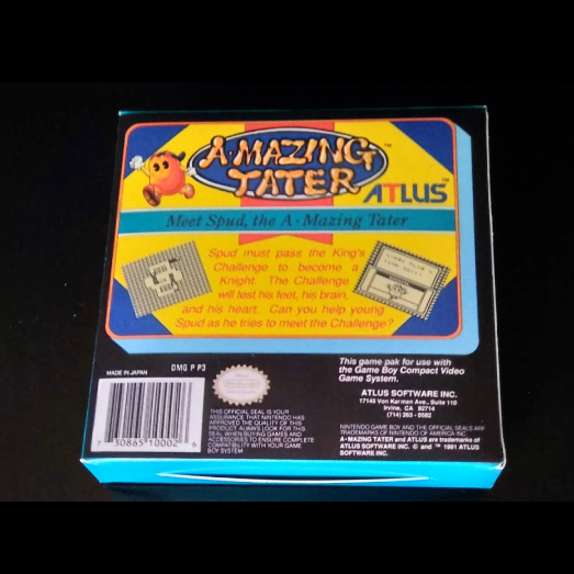Amazing Tater Usa game boy art box only. | eBay.de