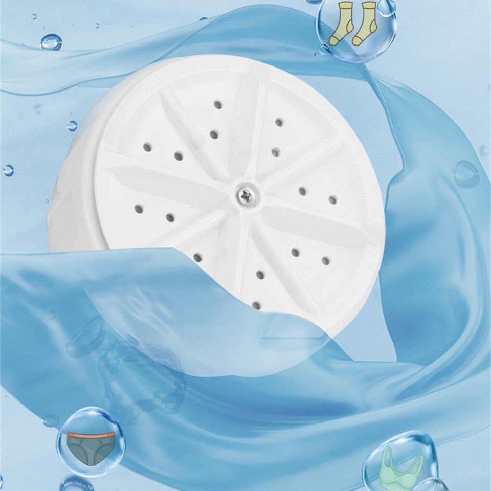 Portable Mini Washing Machine Ultrasonic Turbine Spin Laundry Washer ...