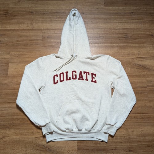 Colgate University Hoodie Mens Small Light Gray Champion Sweatshirt | eBay