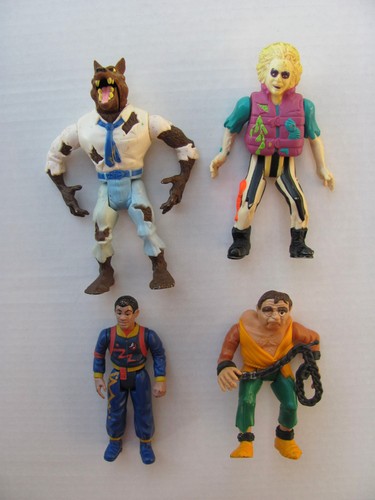 VTG The Real Ghostbusters Wolfman Beetle Juice Action Figures Kenner 90 ...