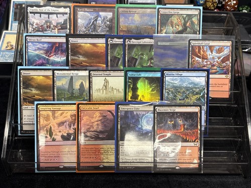 magic the gathering lot**DUAL LAND LOT—VINTAGE TO MODERN**** | eBay