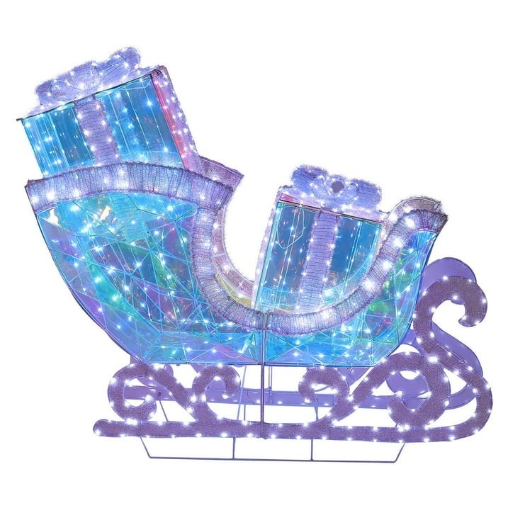 Member's Mark Pre-Lit Prismatic Sleigh | eBay