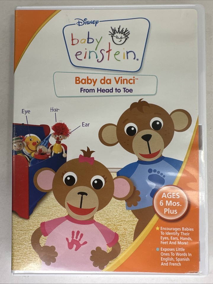 Baby Einstein: Baby da Vinci (DVD) From Head To Toe, Eyes, Ears, Hands ...