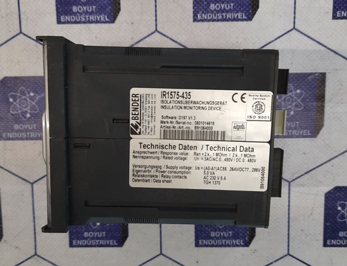 BENDER-IR1575-435-INSULATION MONITORING DEVICE | eBay