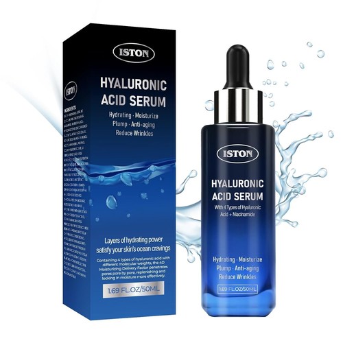 Hylunaric Acid Serum with Niacinamide & 4 hyaluronic acids of Different ...