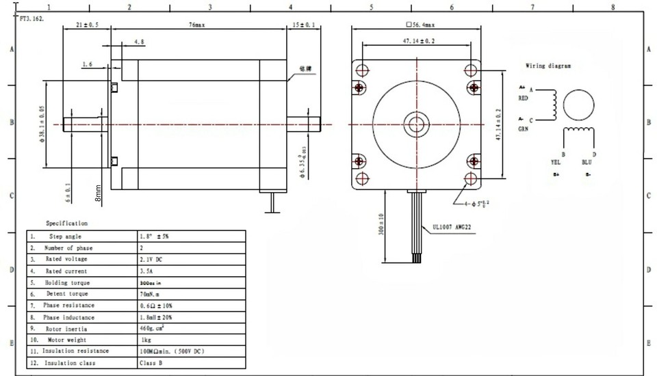 Gecko G540 5 Axis Kit, 5 300oz 8mm Motors, 48v 12.5a PS,Ethernet Smooth ...