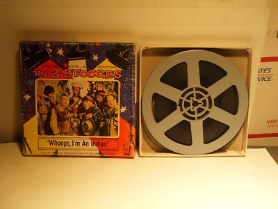 VINTAGE 3 STOOGES COLUMBIA HOME MOVIE "WHOOPS I'M AN INDIAN" 8MM FILM 5 ...