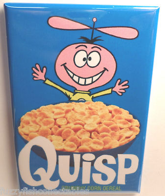 Quisp Vintage Cereal Box 2" x 3" Refrigerator or Locker MAGNET | eBay